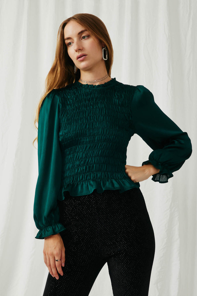 Ruffle Smocked Top for Womens | Boho Clothing – Sophie & Hailee