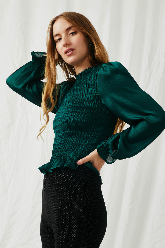Ruffle Smocked Top for Womens | Boho Clothing – Sophie & Hailee